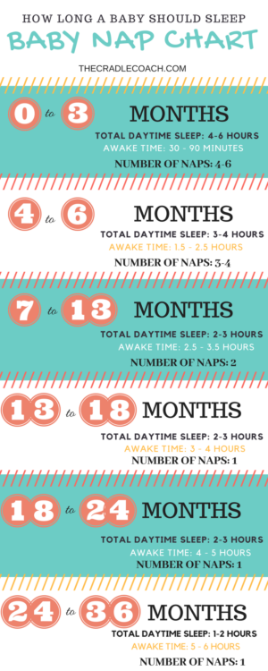Baby and Toddler Nap Chart - Pediatric Sleep Coach - The Cradle Coach